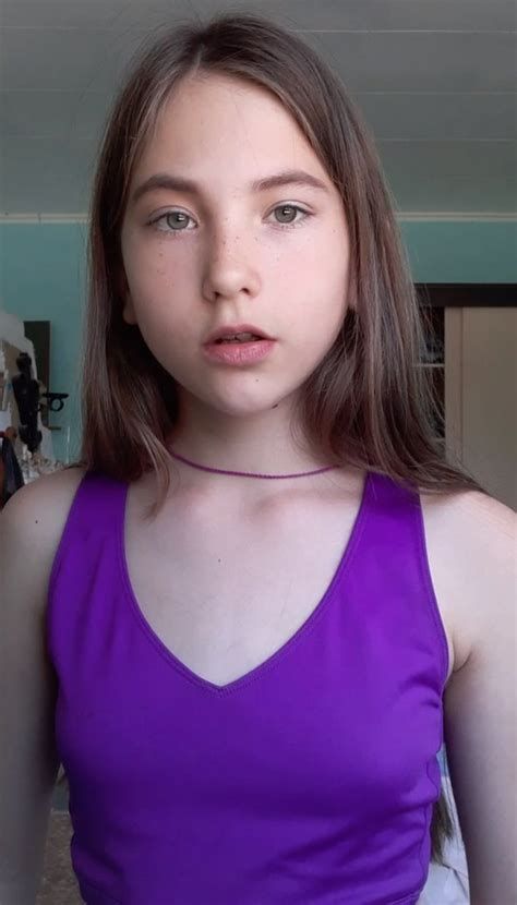 Cute Teen Girl in a Romantic Dress and with Long H ...| Kwai