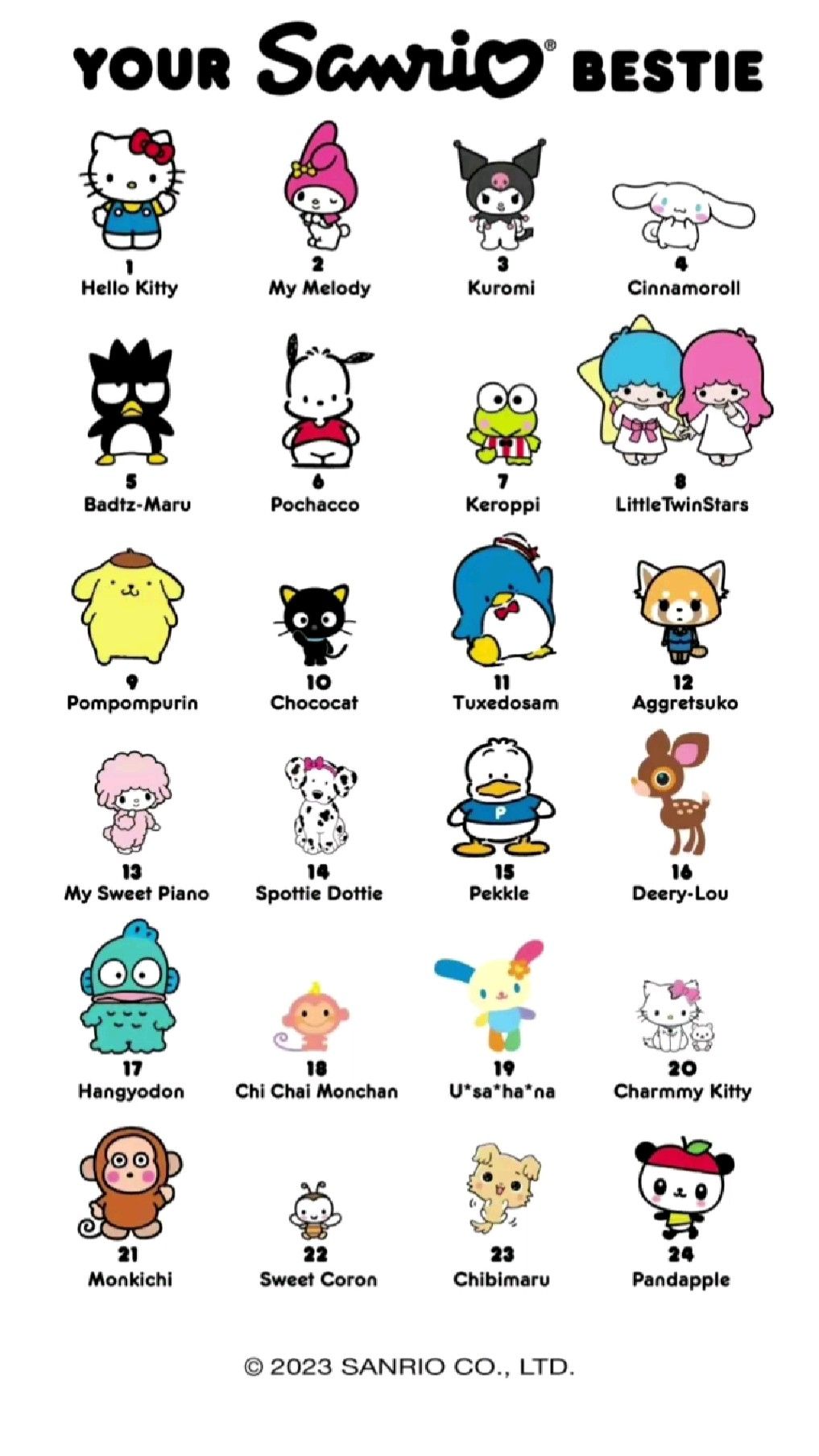 Sanrio characters